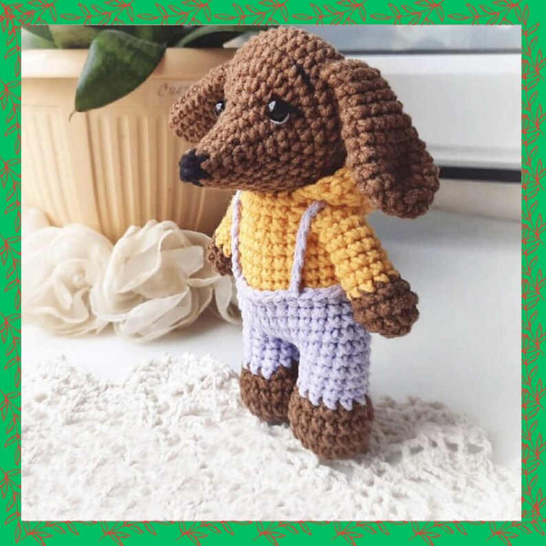 Crochet PATTERN Dog, Mini Puppy, Amigurumi Tutorial PDF in English, PDF ...