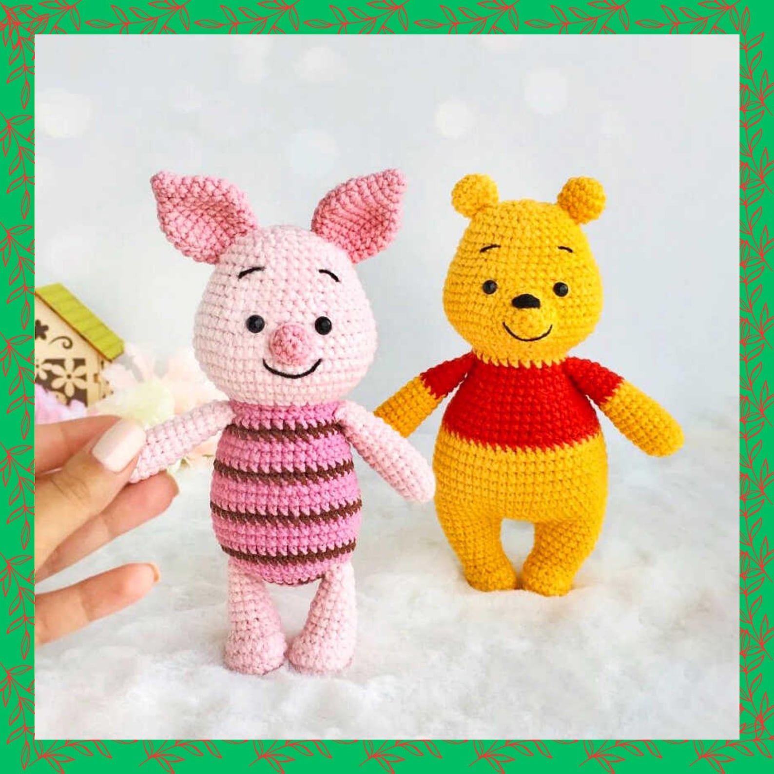Winnie the Pooh and Friends Piglet, PDF Pig Crochet Pattern, Vintage ...