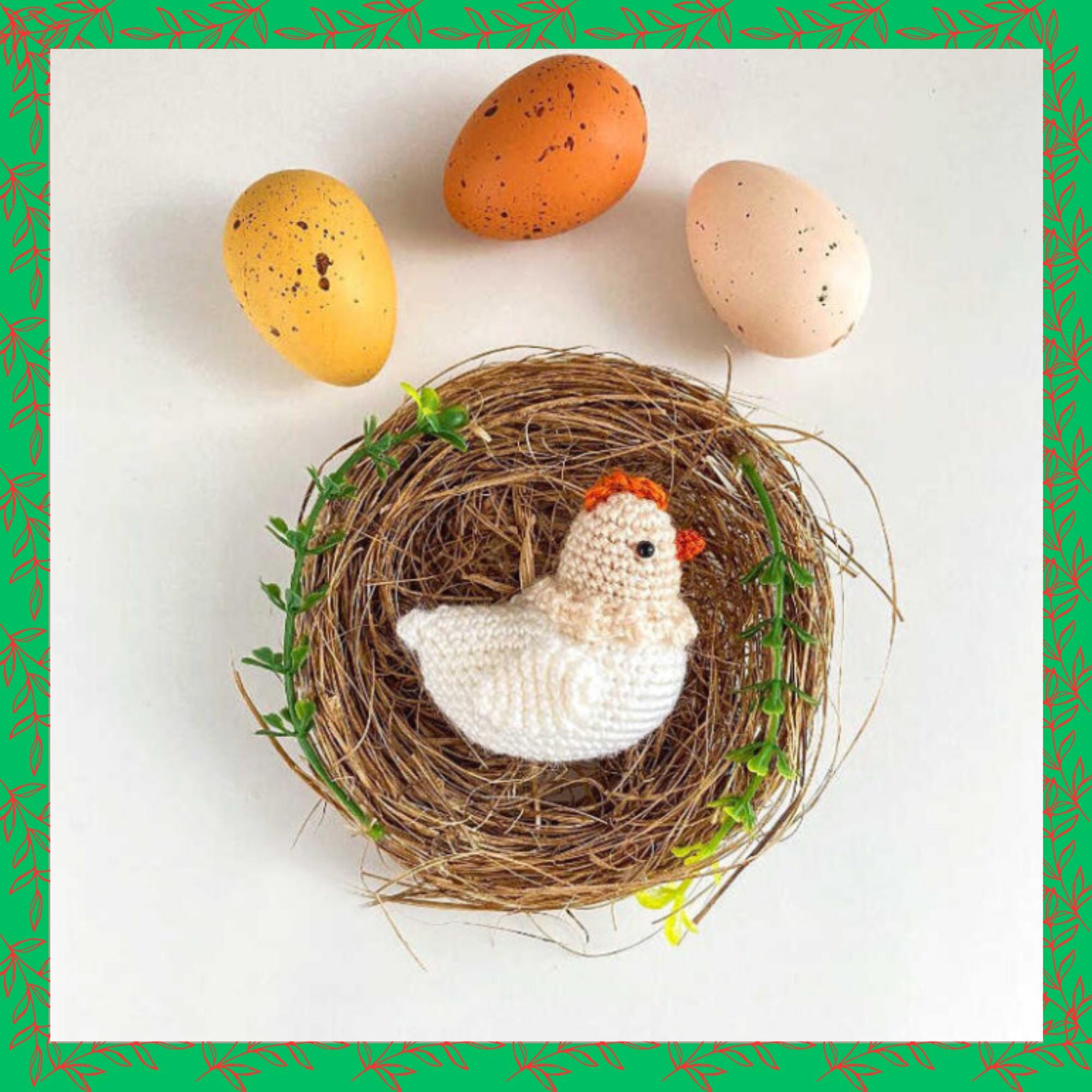 Plush Amigurumi Chicken Crochet Toy Pattern PDF, Stuffed Plush Easy ...
