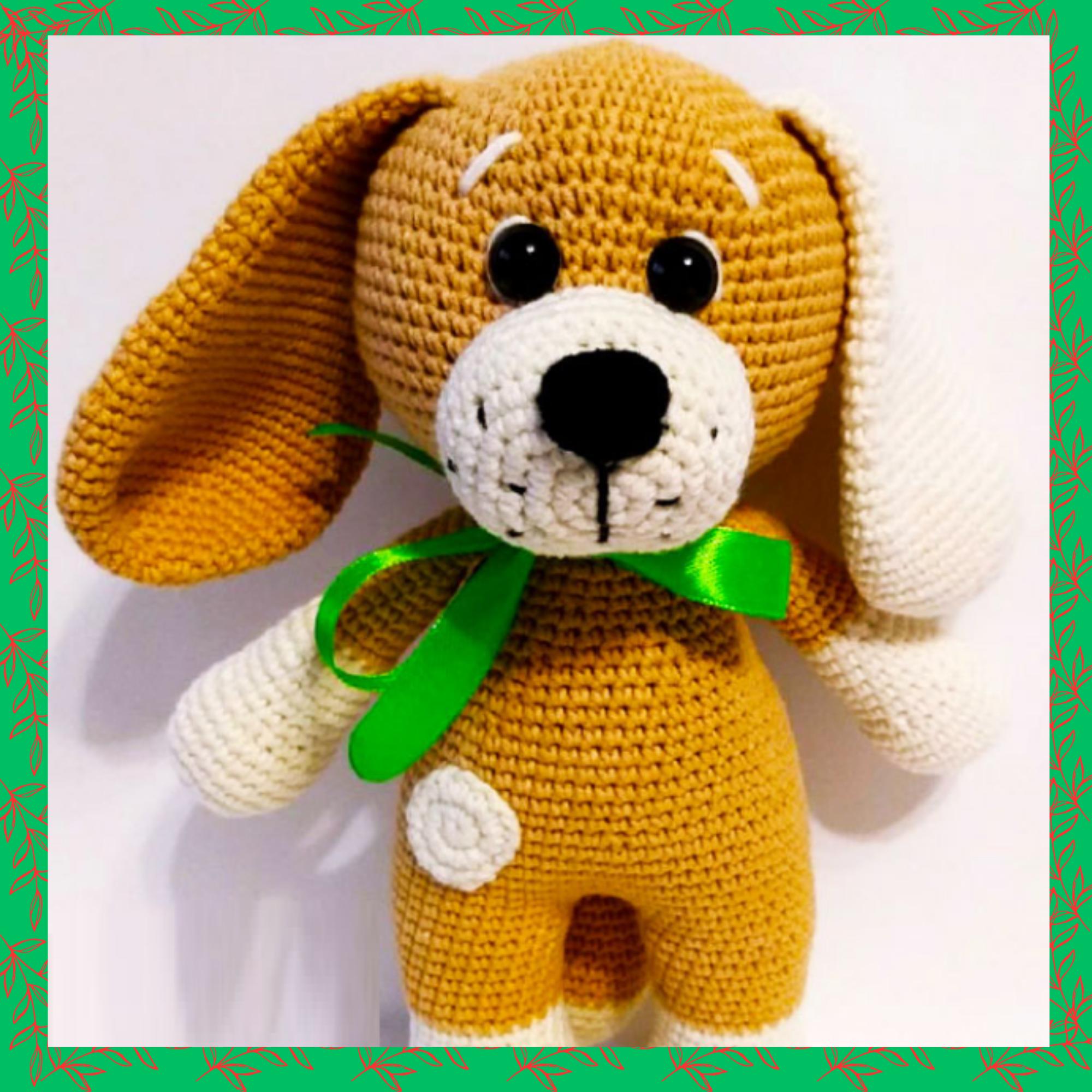 Crochet Pattern Dog, Amigurumi Tutorial Pdf in ENGLISH, Crochet Puppy ...