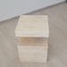 Light Travertine Side Table – 100% Natural Stone – YS3 - Etsy