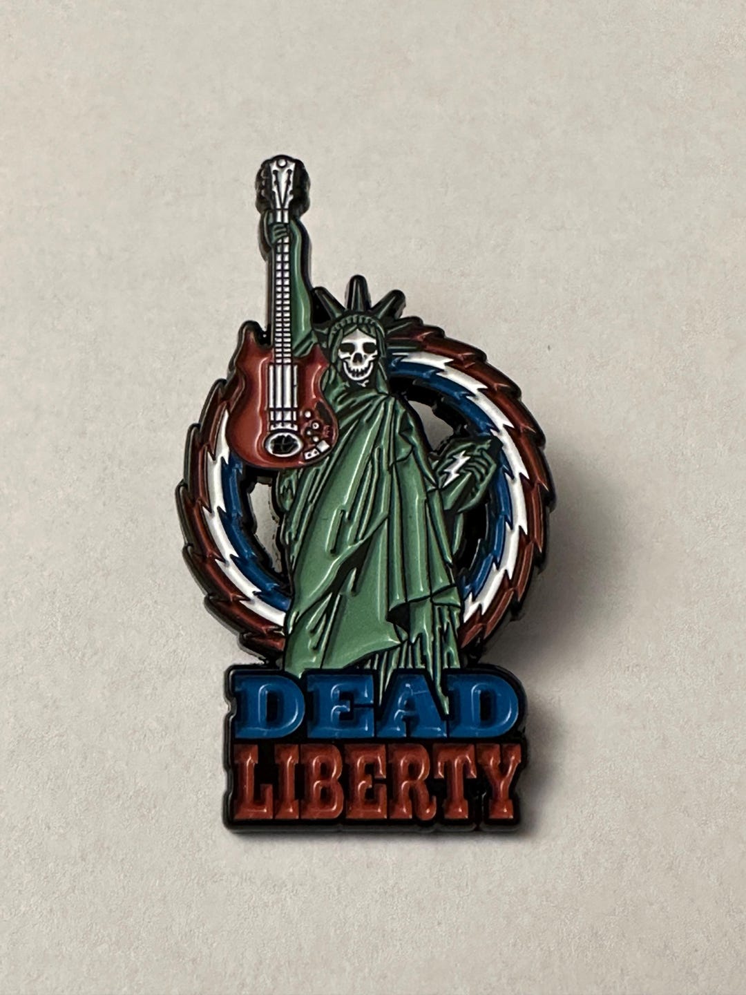 Grateful Dead Dead Liberty Pin, Hat Pin, Lapel Pin, Collectors Pin ...
