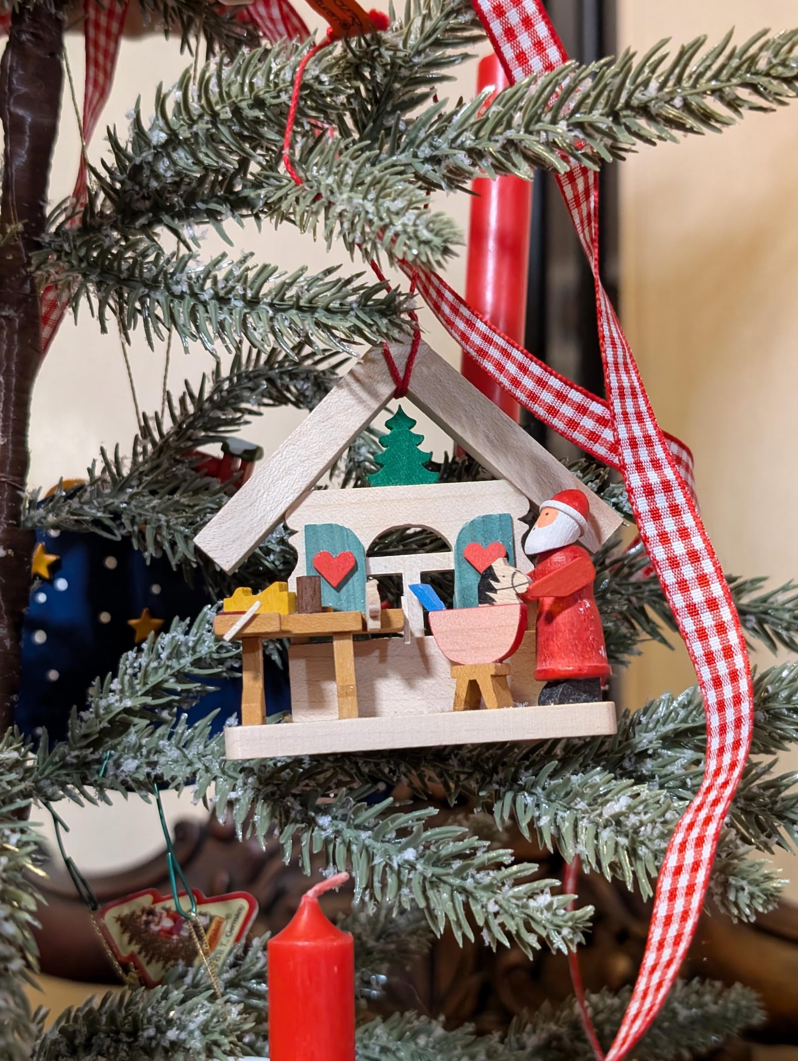 OOAK German Christmas Tree Life-like Spruce in Designer Box W ...