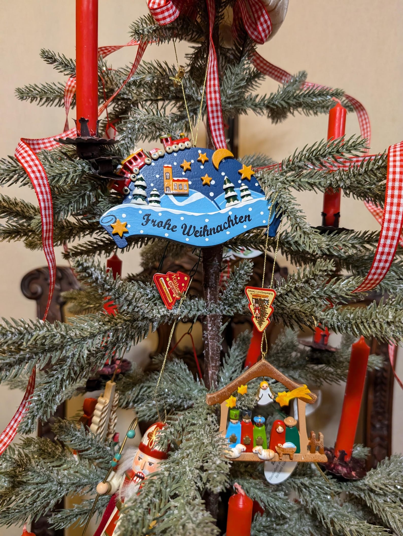 OOAK German Christmas Tree Life-like Spruce in Designer Box W ...