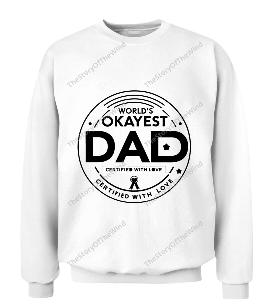 Fathers Day Png, Digital Download PNG World’s Okayest Dad – Certified ...