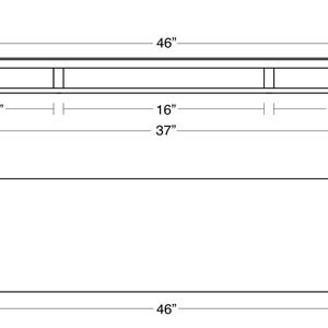 Fluted Monitor Stand - 46 Inch Large Solid Wood Desk Riser | Supports ...