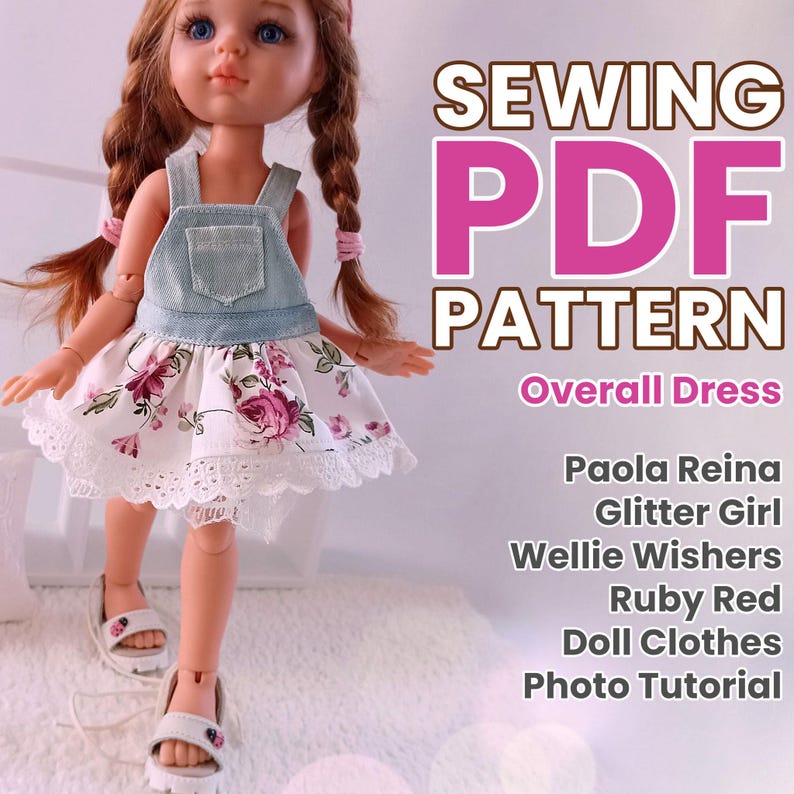 Patron de couture PDF de la robe générale pour poupées Paola Reina de ...