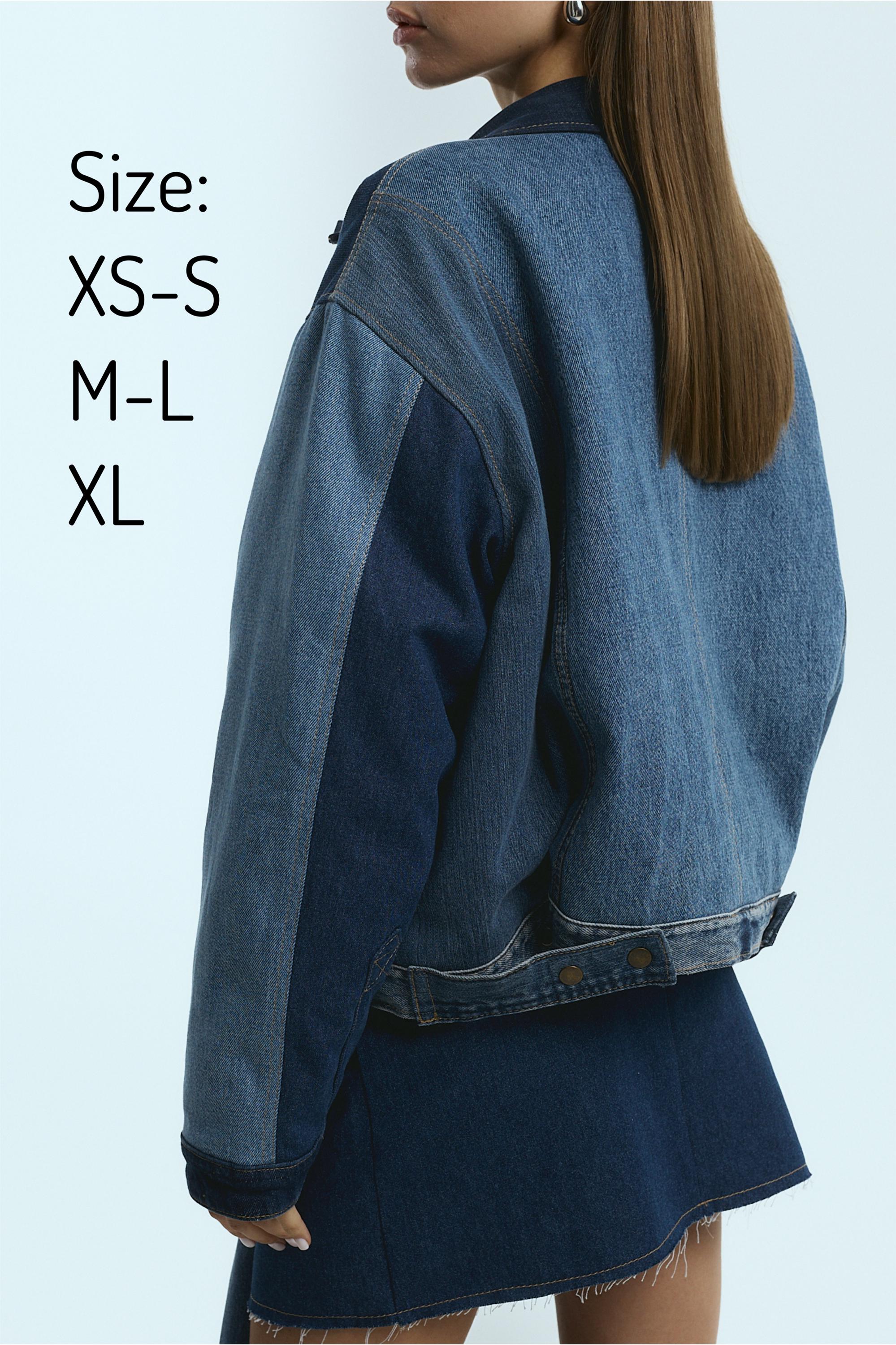 Patchwork Denim Jacket, Handmade Bomber Jacket, Paded Jean Jacket ...