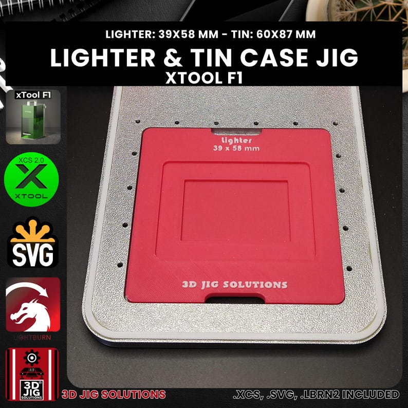 Xtool F1 & F2 Lighter Laser Engraving Jig: Zippo Flip Top Style - Etsy