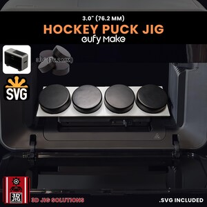 Eufymake E1 Hockey Puck Jig: UV Printer Hockey Gear Alignment Fixture ...