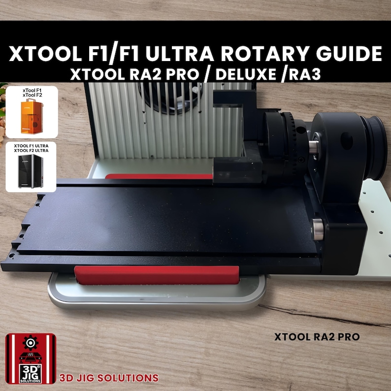 Xtool RA2 & RA3 Rotary Guide Jig: Centering Baseplate for F1, F2, F1 ...
