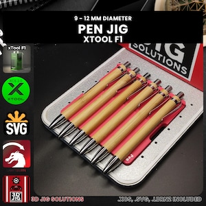 Xtool F1 Laser Jig | Pen Laser Engraving Jig | Bamboo and Other ...