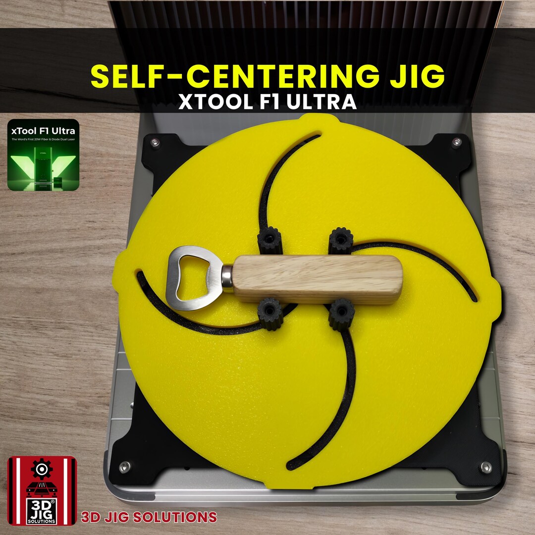 Self-centering Laser Engraving Jig for Xtool F1 Ultra | Adjustable ...