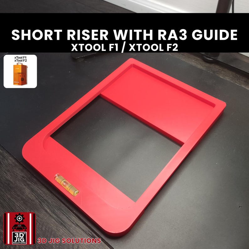 Xtool F1 & F2 Short Riser With RA3 Guide | Rotary Height Extension ...