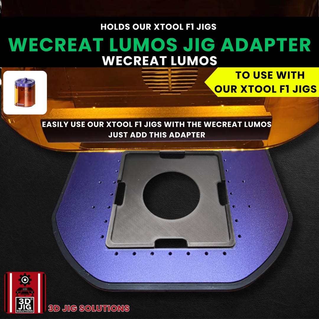Wecreat Lumos Jig Adapter: Use Our Xtool F1 Jigs on Lumos - Etsy