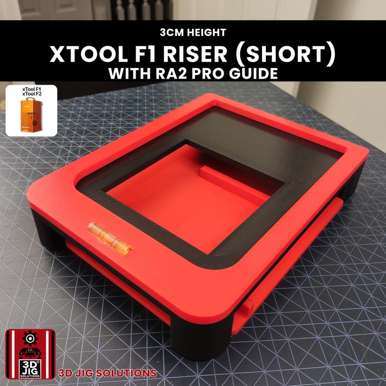 Xtool F1 & F2 Riser Stand | Optional RA2 Pro or RA3 Guide | Rotary ...