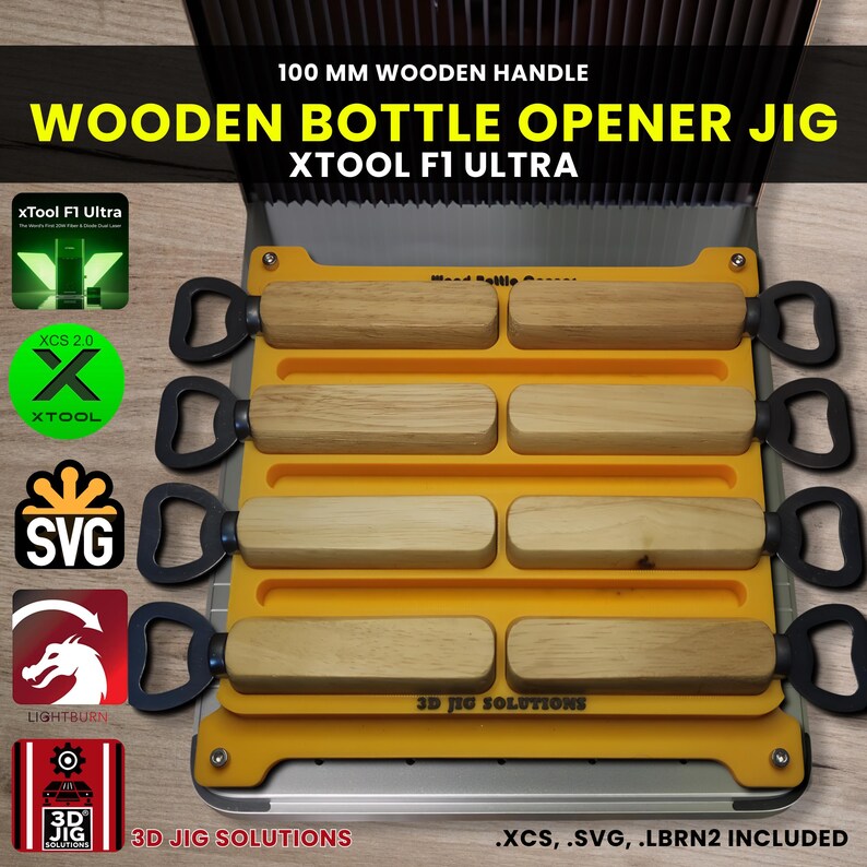 Xtool F1 Ultra Laser Jig | Bottle Opener Laser Engraving Jig | Can & Bottle Openers With 100mm ...