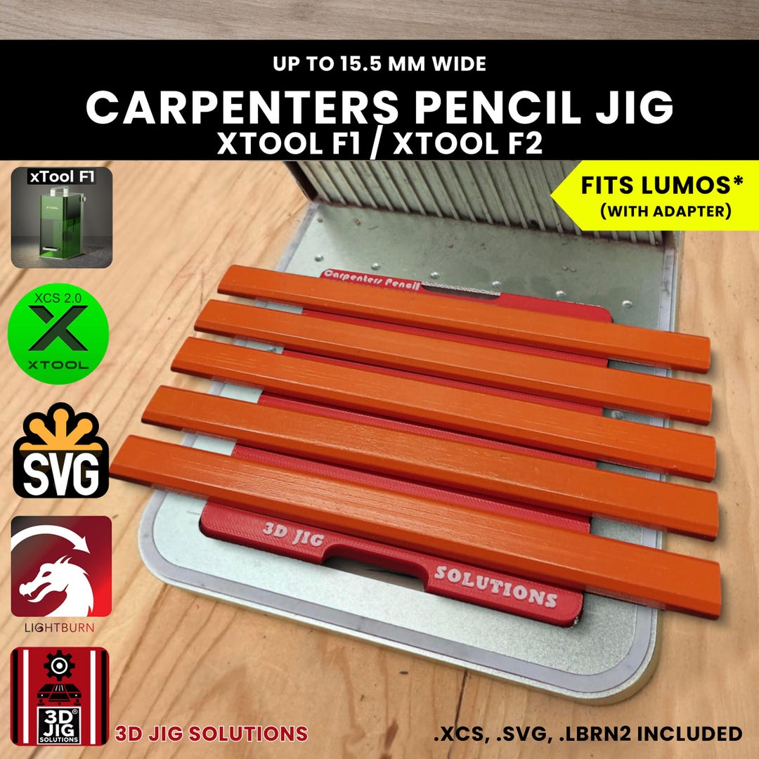Xtool F1 & F2 Carpenter Pencil Laser Engraving Jig - Etsy