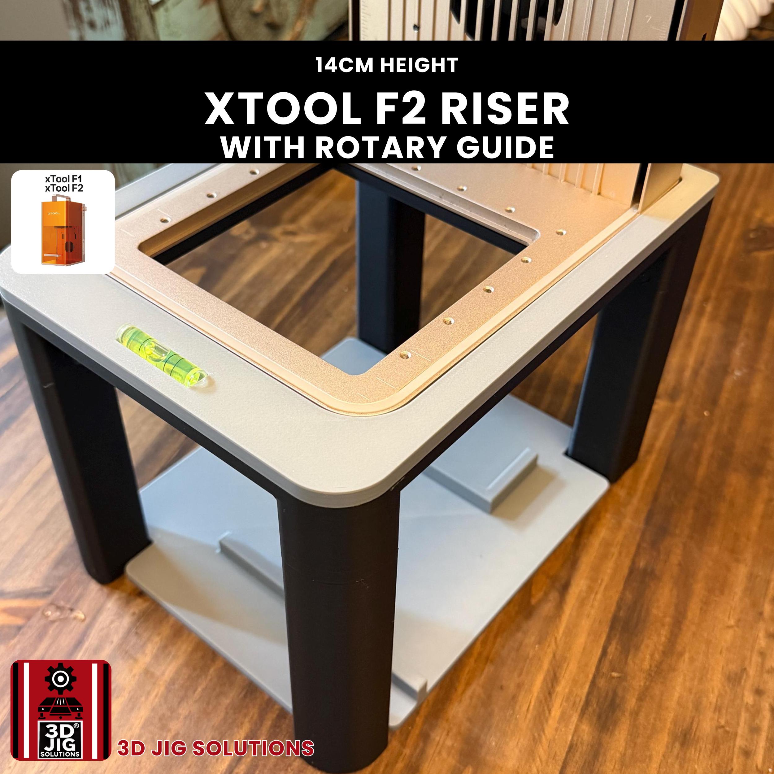 Xtool F1 & F2 Riser Stand | Optional RA2 Pro or RA3 Guide | Rotary ...