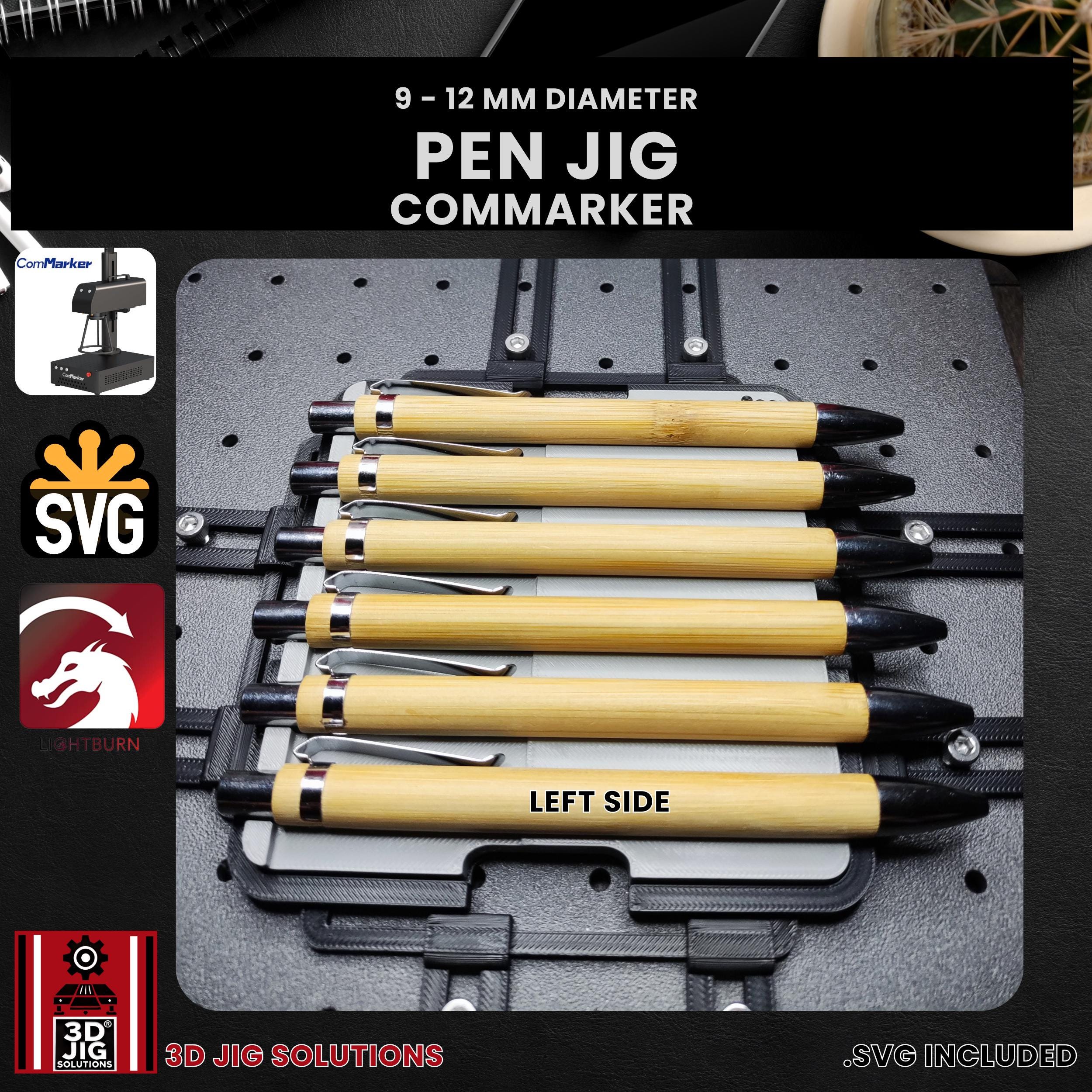 Commarker Laser Jig | Pen Laser Engraving Jig | Bamboo and Other ...