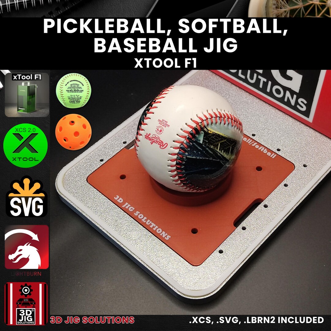 Xtool F1 Laser Jig | Baseball Laser Engraving Jig | Sports Balls ...