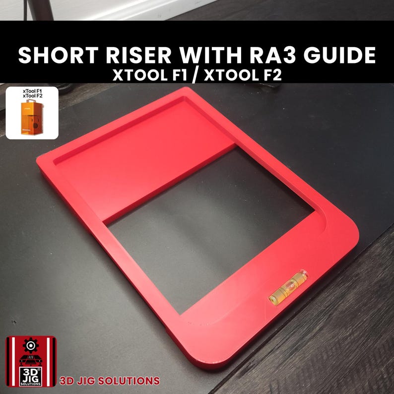 Xtool F1 & F2 Short Riser With RA3 Guide | Rotary Height Extension ...