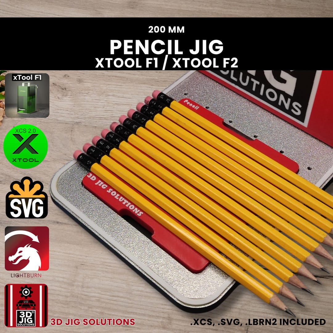 Xtool F1 & F2 Hex Pencil Laser Engraving Jig - Etsy