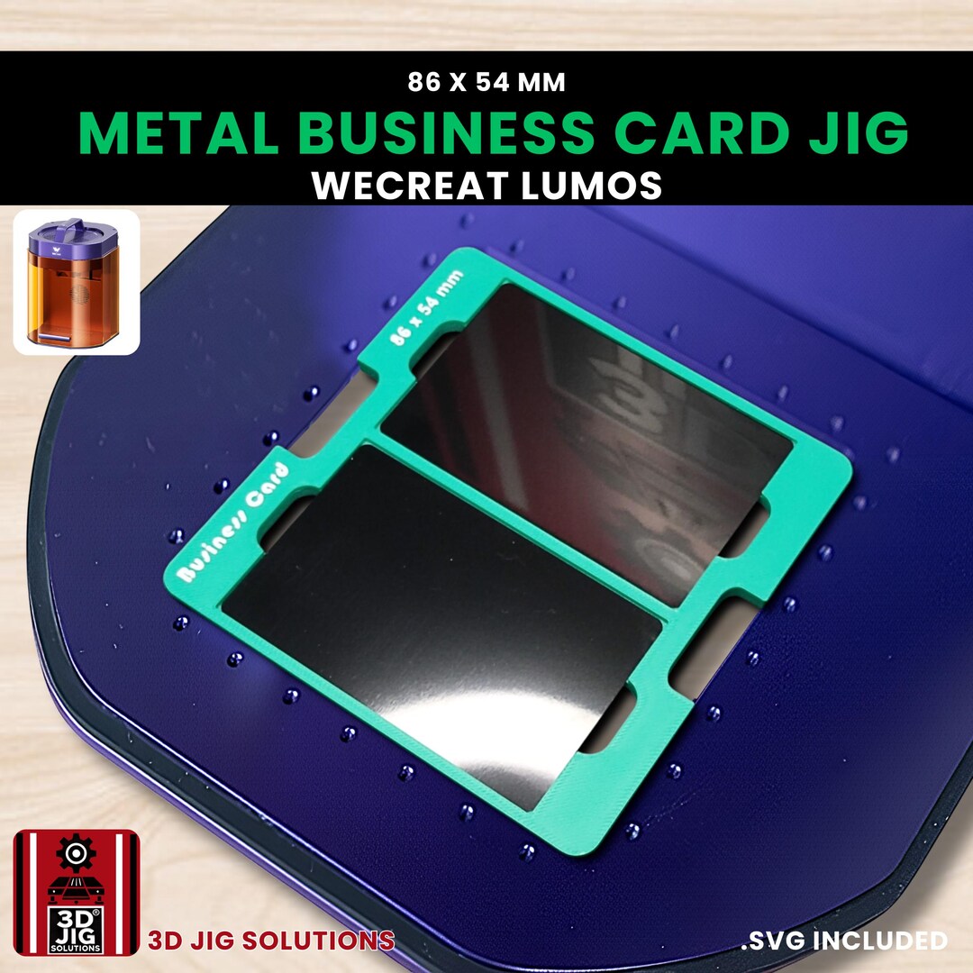 Wecreat Lumos Metal Business Card Laser Engraving Jig: Slide Extension ...