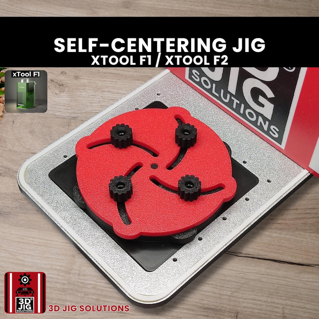 Xtool F1 & F2 Self Centering Jig | Adjustable Precision Laser Engraving ...