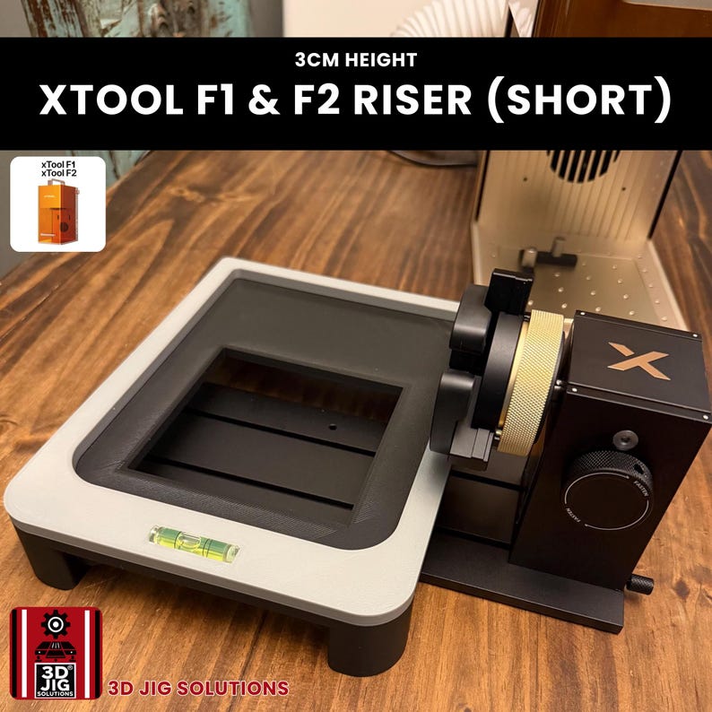 Xtool F1 & F2 Riser Stand | Optional RA2 Pro or RA3 Guide | Rotary ...