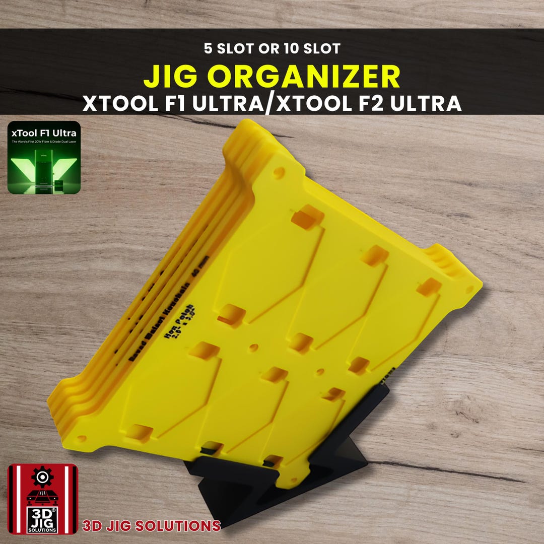 Xtool F1 Ultra & F2 Ultra Jig Holder: Laser Engraving Fixture Organizer ...