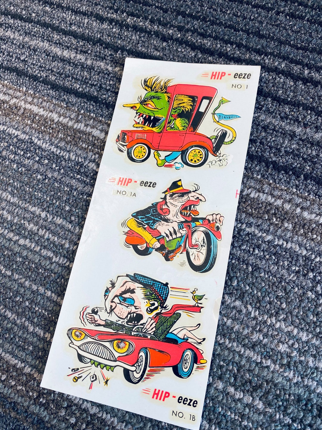 Vintage 1960's Hot Rod Hip-eeze Water Decals - Set of 3 - Ed Roth - Etsy
