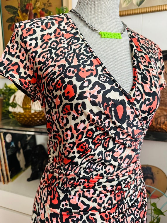 Punky Pink Vintage late 90's Y2K Leopard Dress - Stre… - Gem