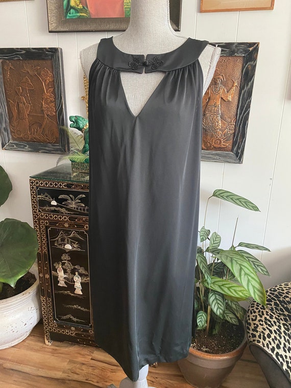 Vintage 1960's Shadowline Black Cut-out Neck Nightie - Etsy