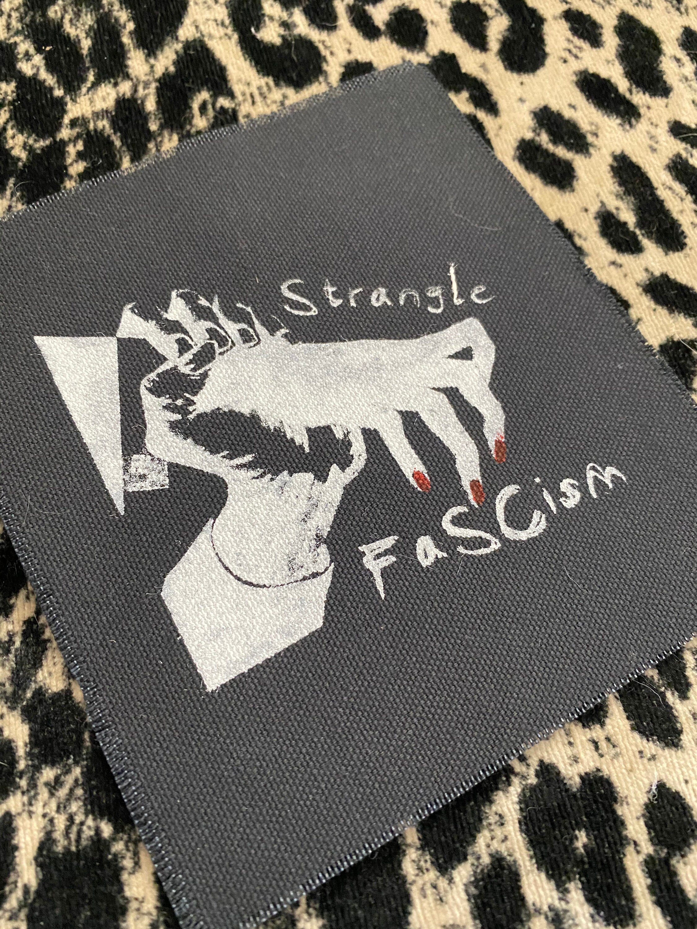 Strangle Fascism DIY Hand Made Patch Anti-fascist - Etsy