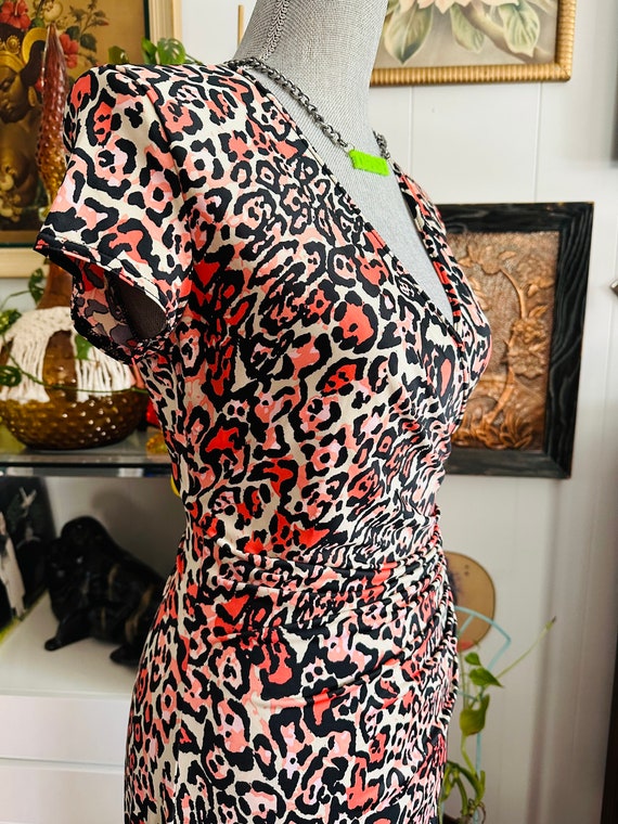 Punky Pink Vintage late 90's Y2K Leopard Dress - Stre… - Gem