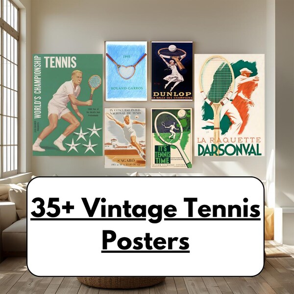 Tennis Poster - Etsy