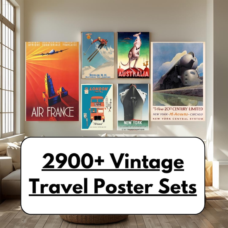 Vintage Travel Posters - Etsy