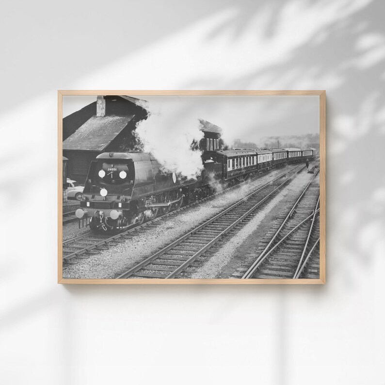 Winston Churchill Steam Train Photo: 1946 Bulleid Locomotive (digital ...