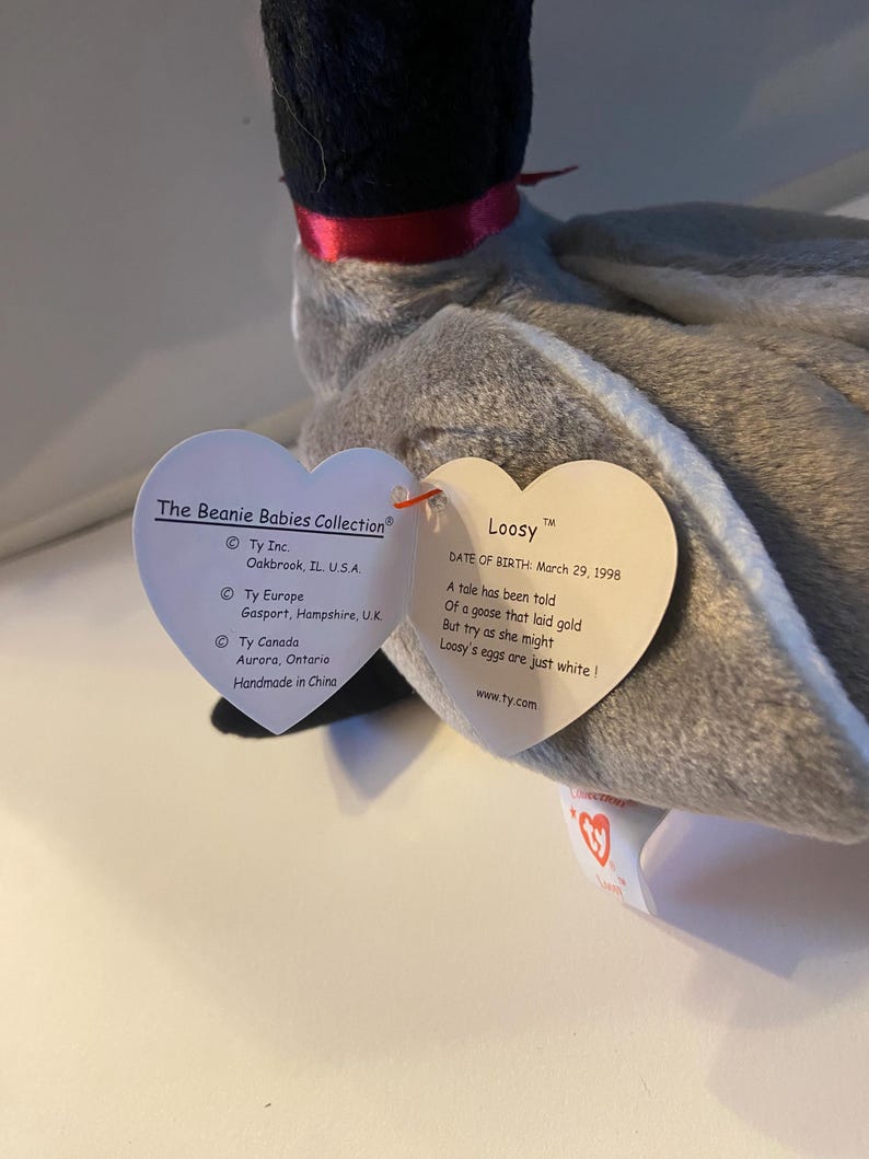 Vintage Limited Edition Rare 1998 Ty Beanie Baby loosy the Goose - Etsy