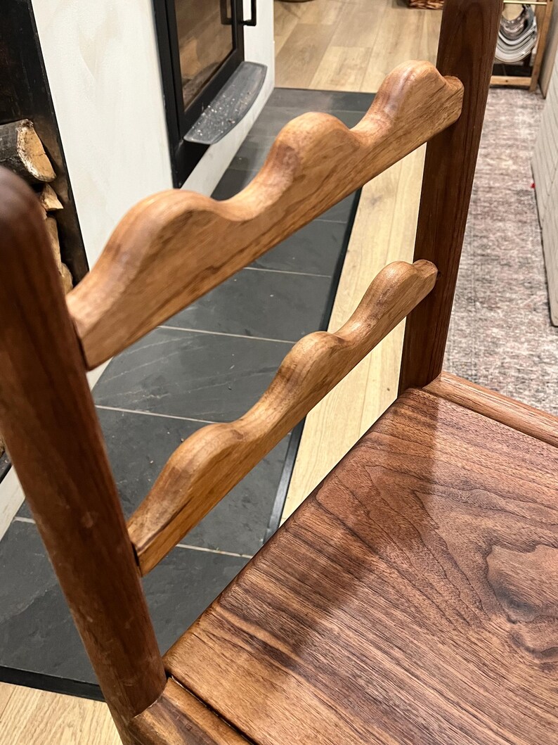 Handmade Walnut Stool - Etsy