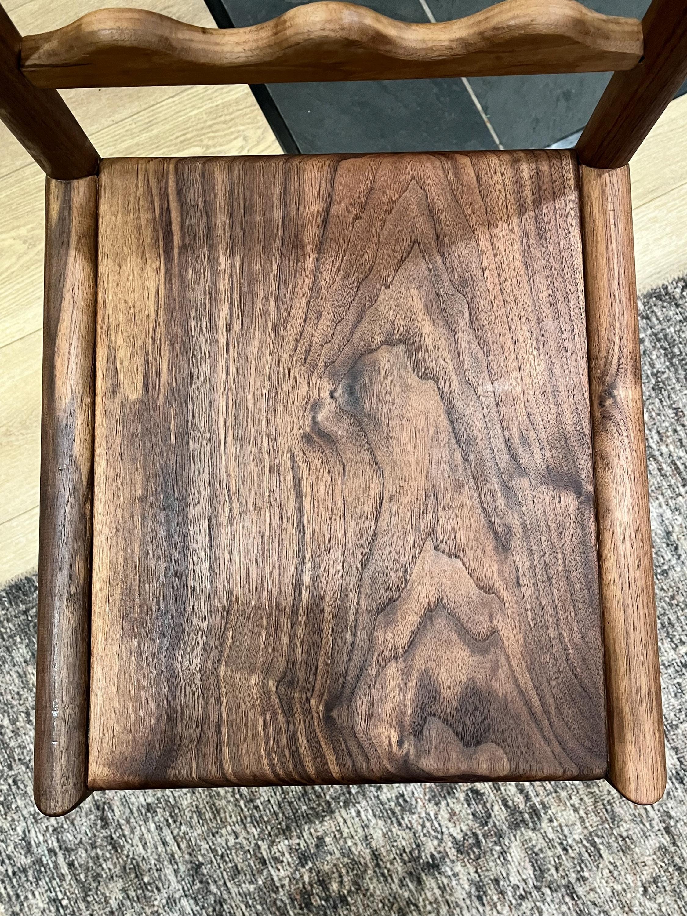 Handmade Walnut Stool - Etsy