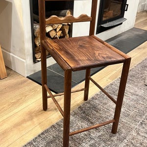 Handmade Walnut Stool - Etsy