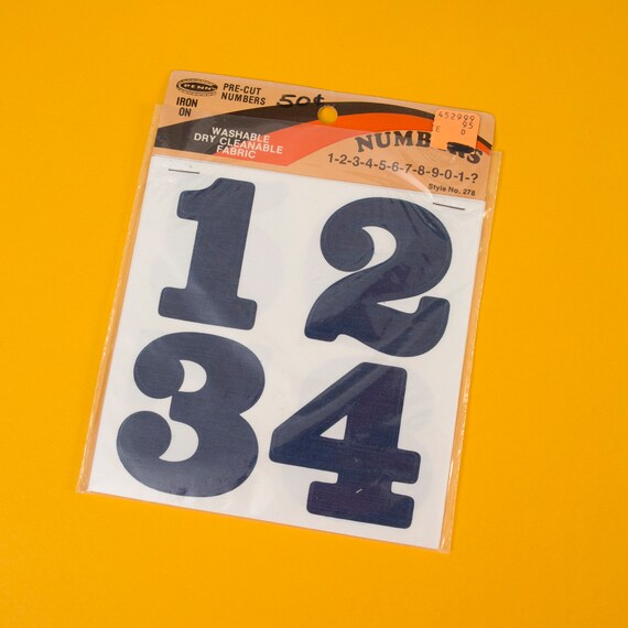 Iconic Vintage 70s Large Bold Navy Blue Cooper Style Font - Etsy