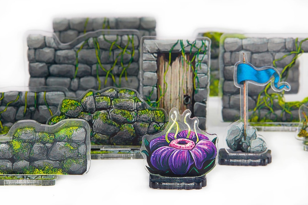 Set of Acrylic Miniature Standees Rubble for RPG and Wargaiming - Etsy