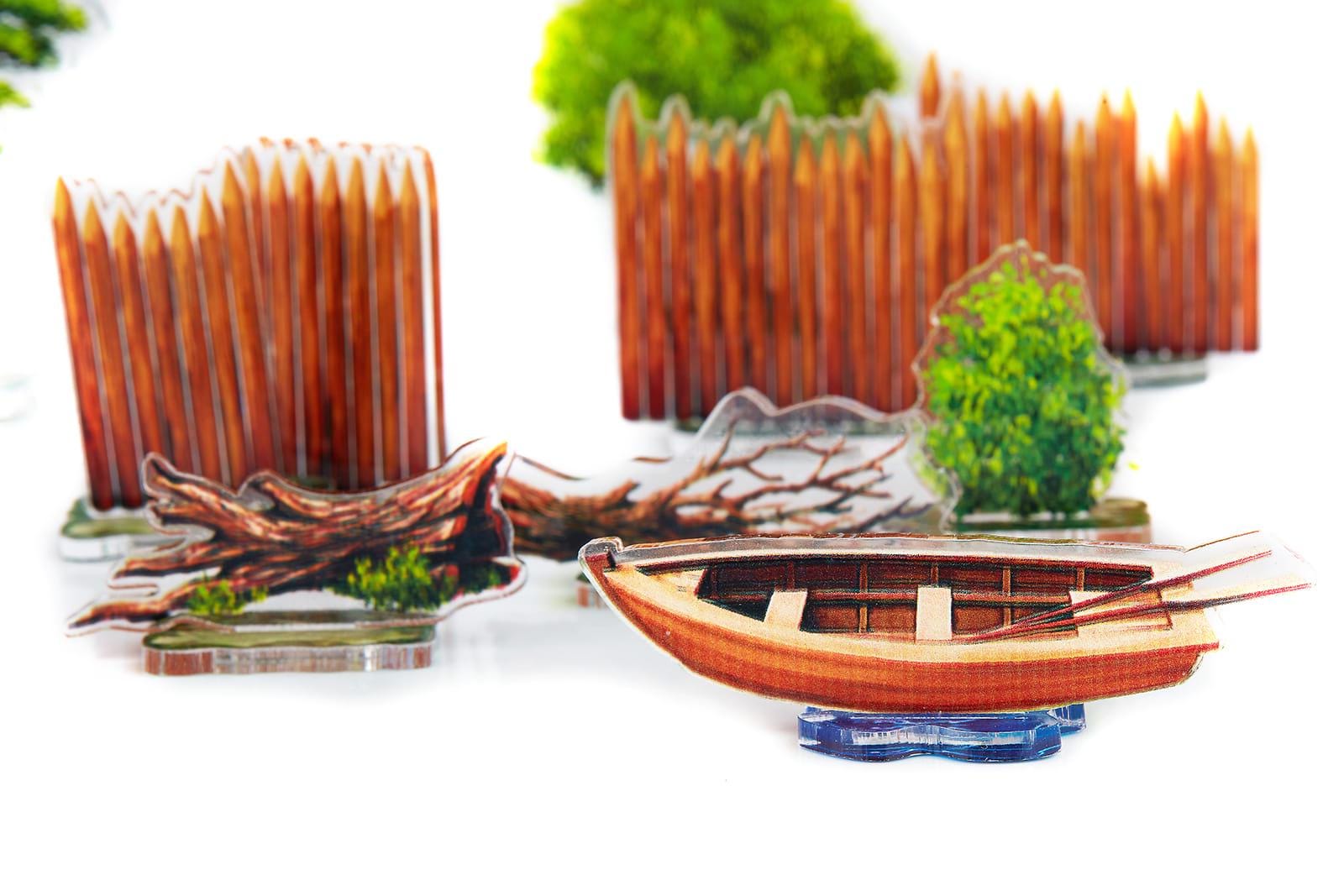 Set of Acrylic Miniature Standees FOREST for RPG and Wargaiming - Etsy