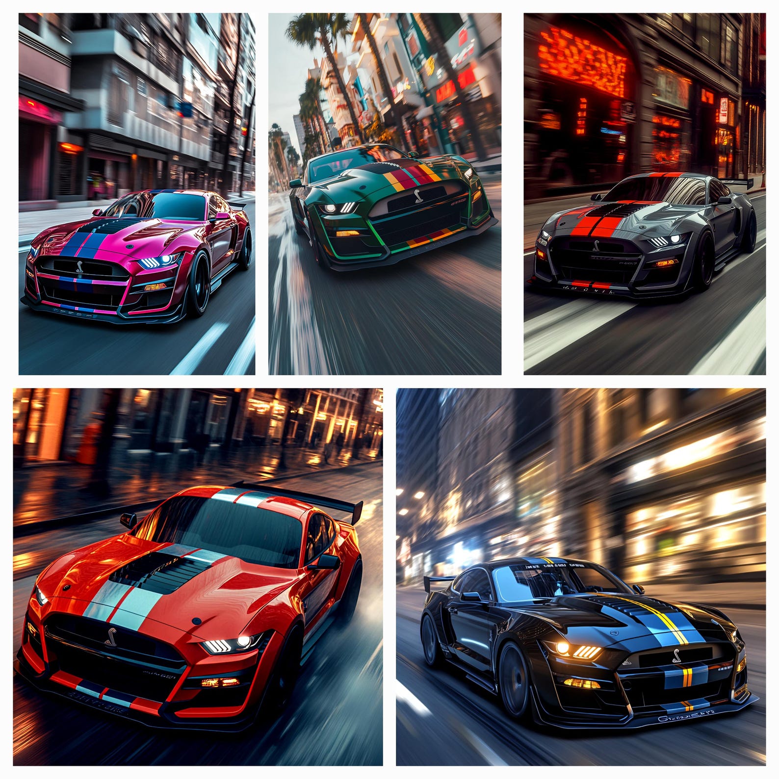 Ford Mustang GT500 Phone Wallpaper Pack | HD 9:19 Ratio | Dynamic ...
