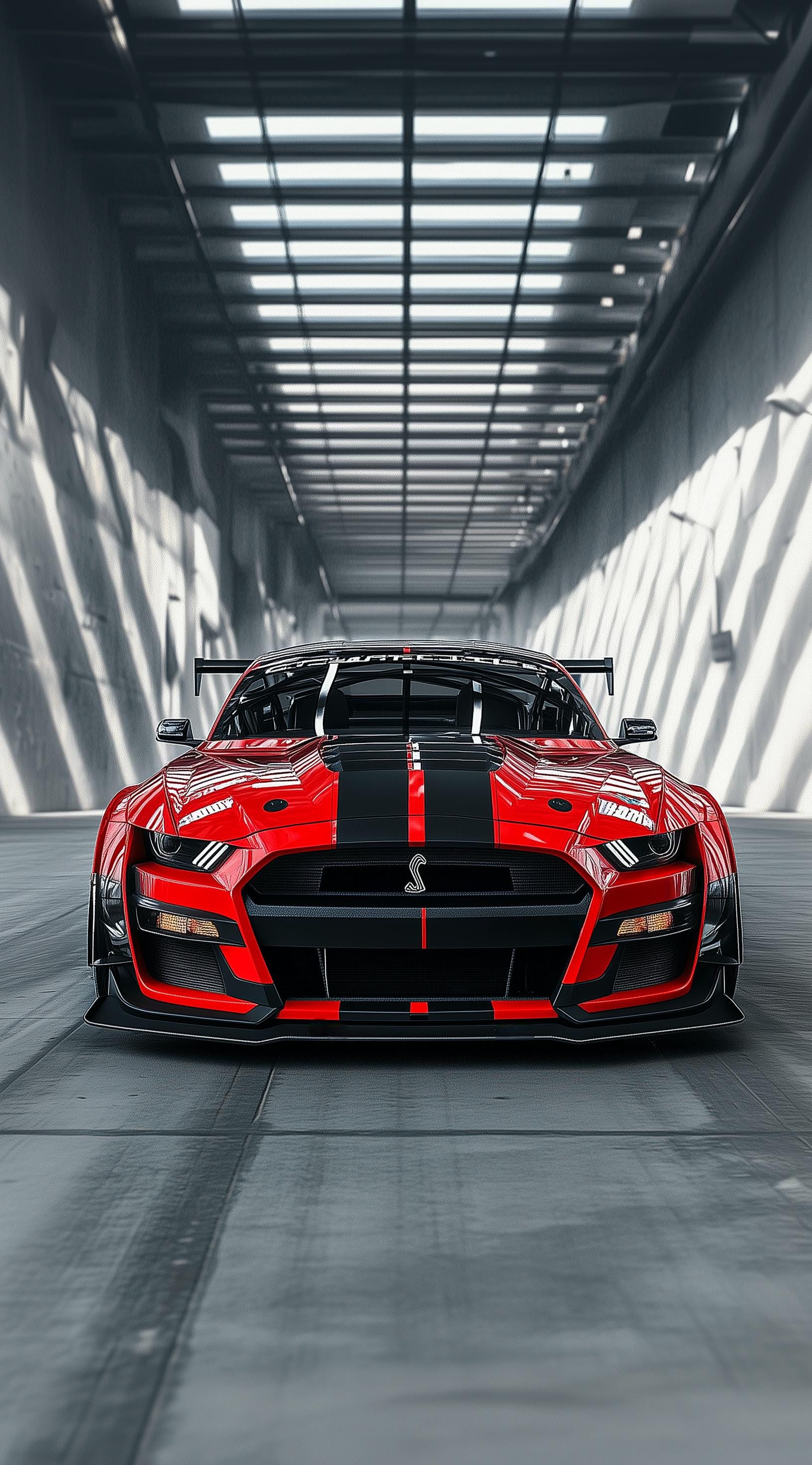 Ford Mustang GT Wallpaper: Muscle Car Phone Background (digital ...