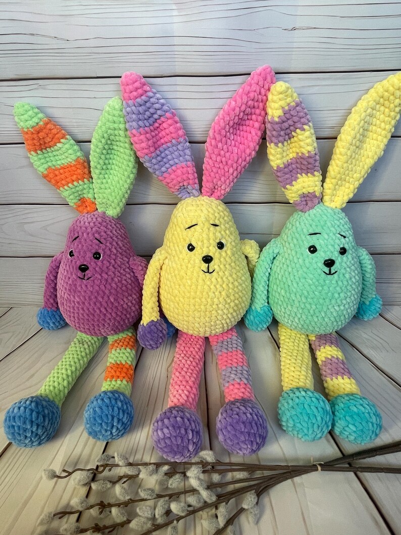 Pattern Crochet Amigurumi Bunny Egg – PDF Easter DIY, Spring Decor ...