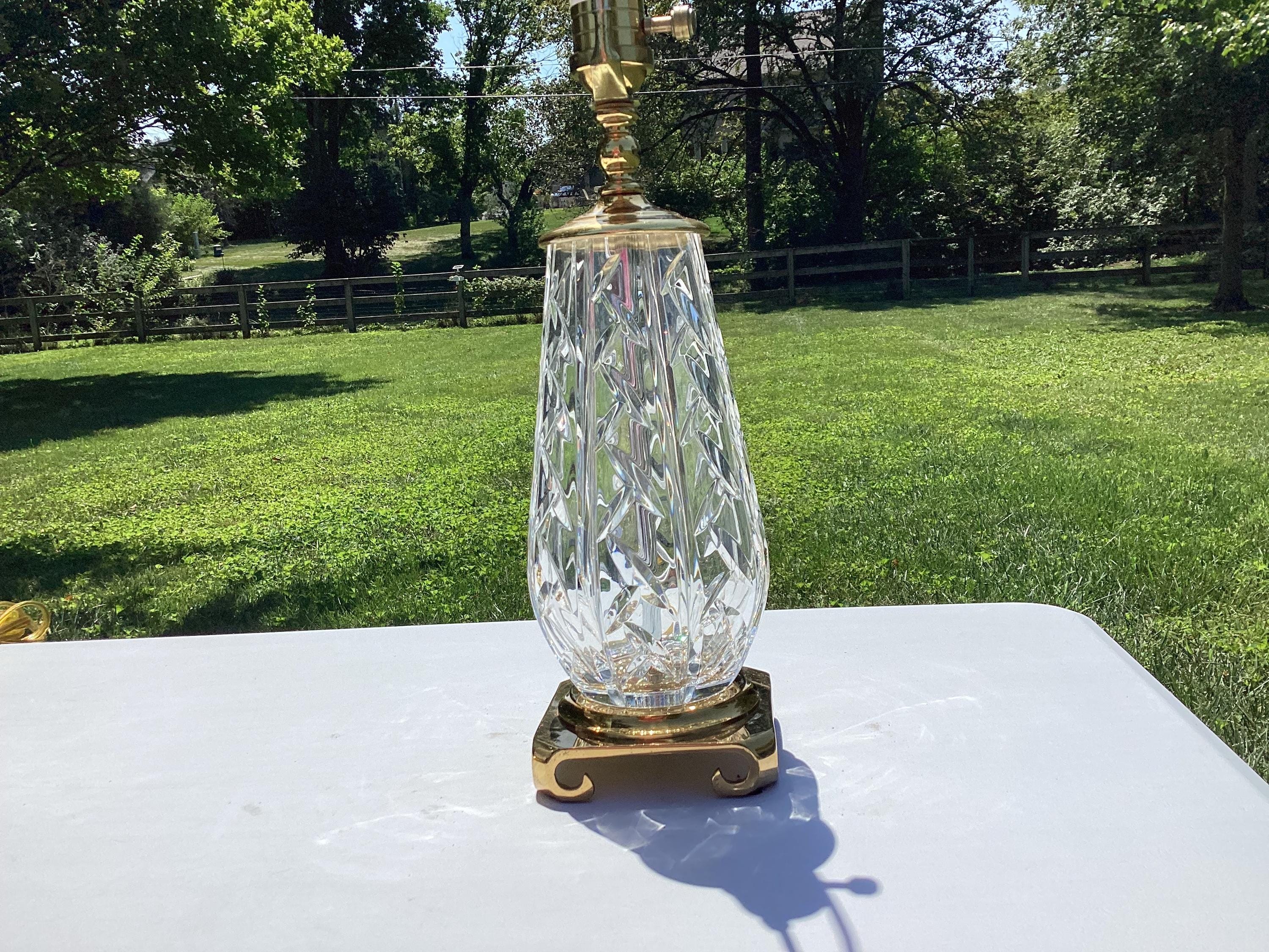 Gorgeous Vintage Waterford Crystal Lamp - Etsy